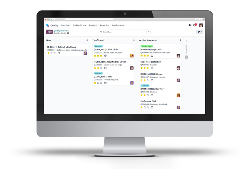 Odoo Calidad - YouDoo.es Expertos en Odoo